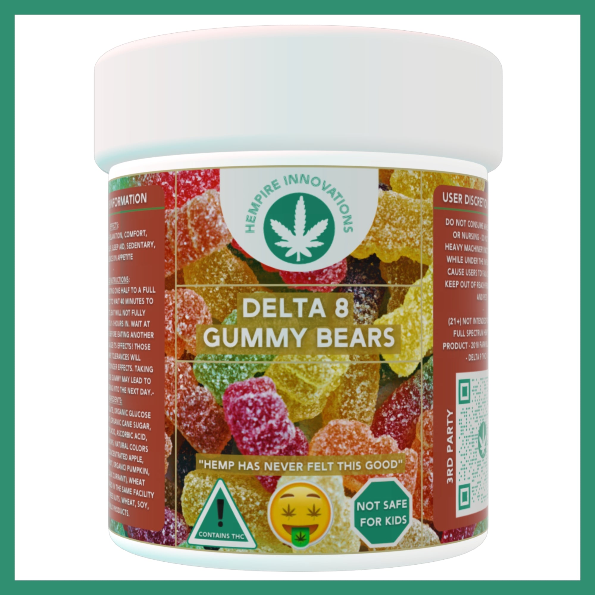 Delta 8 Gummy Bears | Delta 8 Wilmington, NC | NC Dispensary – Hempire ...