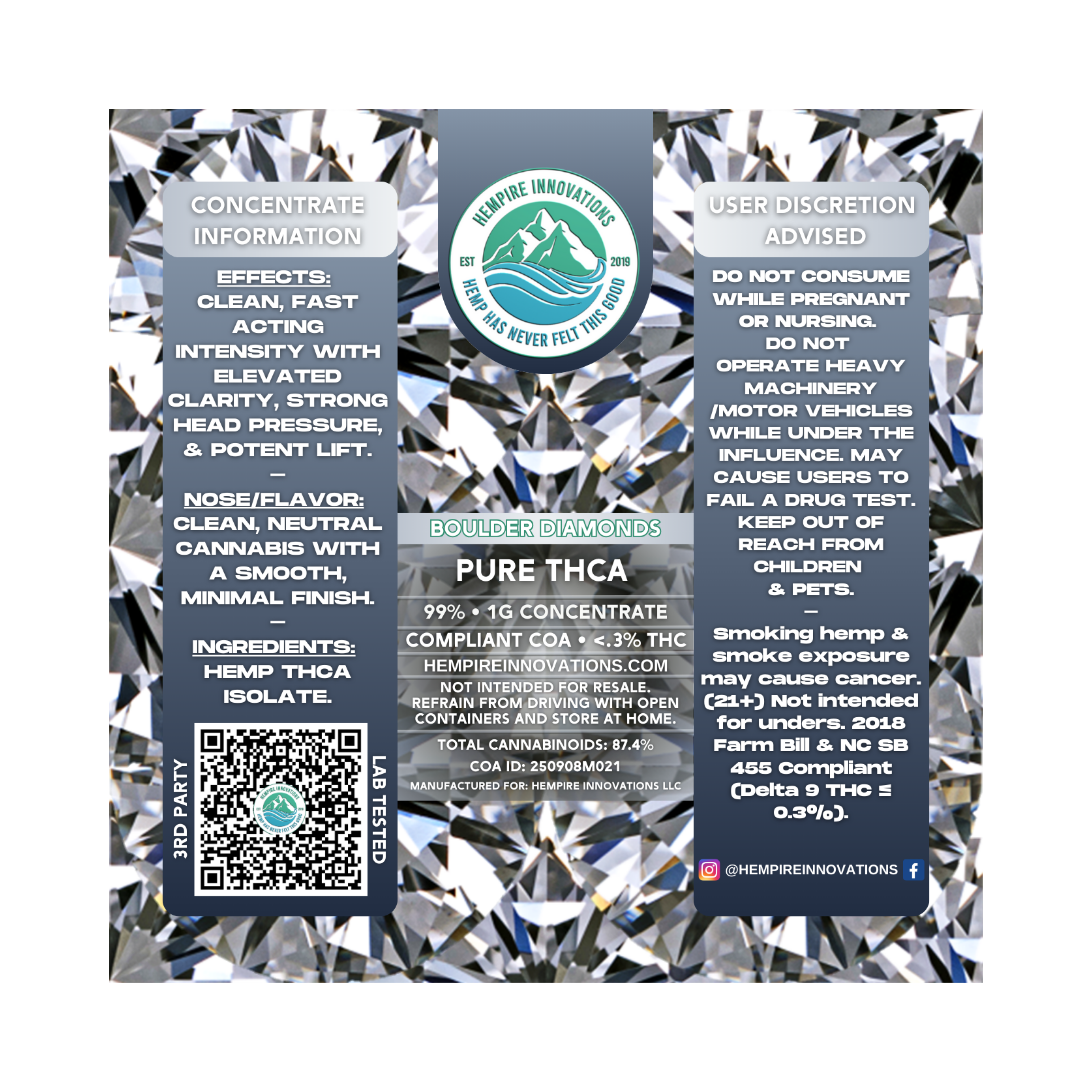 THCa Diamonds • Dispensary+Shipping+Wilmington NC Delivery/Pickup ...